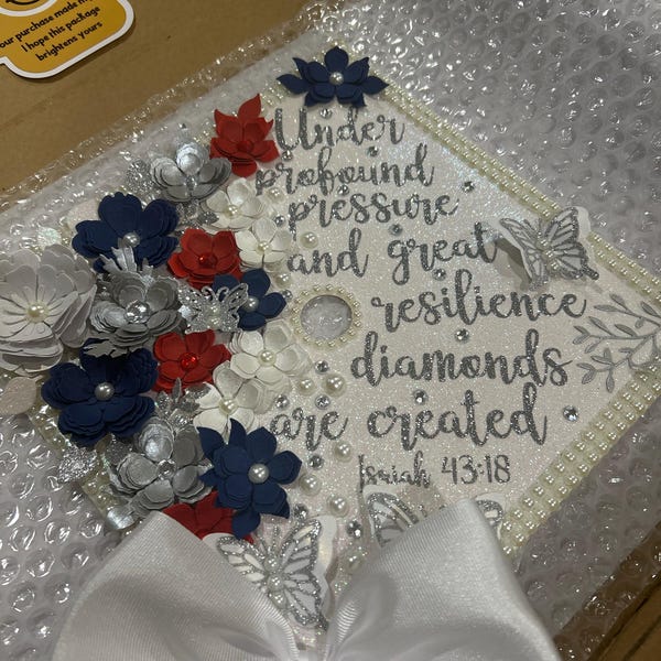Custom Graduation Cap Topper Personalized Grad Cap - Senior Class Gift ...
