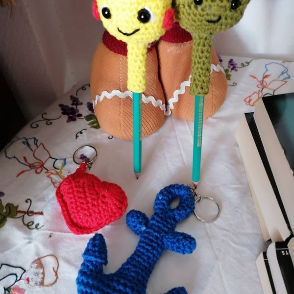 Digital Crochet Pattern Keychain - Etsy