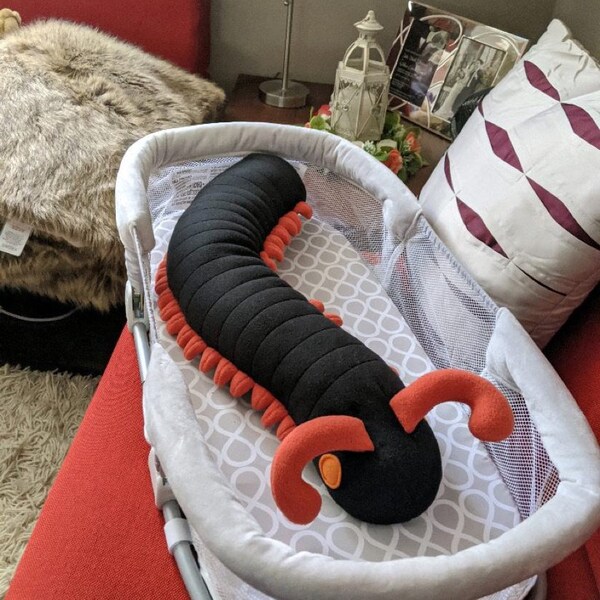 Giant African Millipede Plush, Millipede Toy, Plush Bug, Plush Insect ...