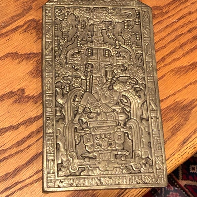 Aztec Mayan Jaguar Balam Cat Sculpture Wall Plaque Carving 6 Www.neo ...