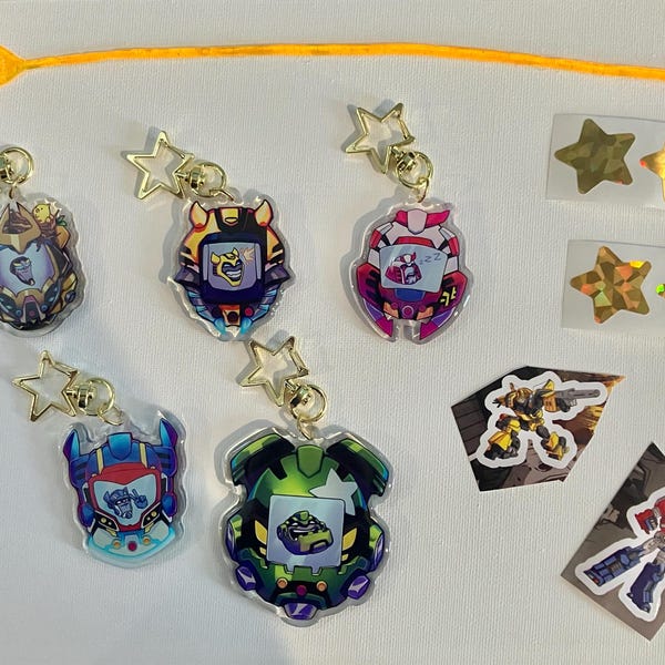 TFA Decepticons: Tamagotchi Acrylic Charms - Etsy