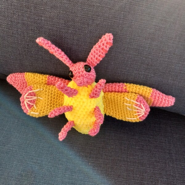 Poodle Moth Crochet Pattern ~ Amigurumi PDF Patterns ~ ENGLISH ...