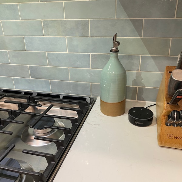 Large (30oz) Rustica Oil Bottle - Spout Insert - Etsy