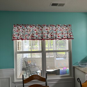 French Country Roosters Valance - Etsy