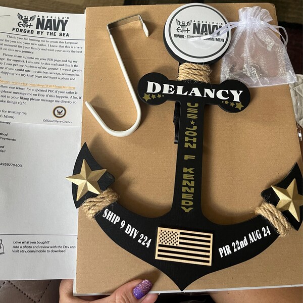 11.25 Made to Order US Navy PIR Anchor/anchor/active Duty Anchor/navy ...