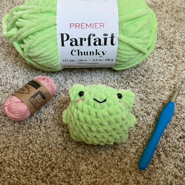 No Sew Chonky Frog Crochet Pattern - Etsy