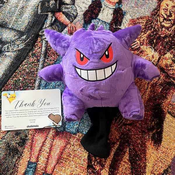 Gengar Pokemon Driver Golf Head Cover - Etsy