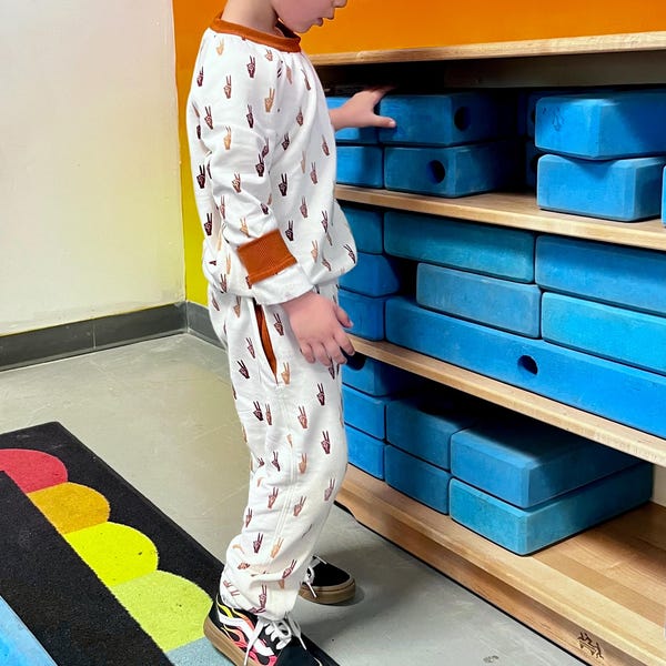 Kids Tracksuit PDF Sewing Pattern, DIY Hoodie and Sweatpants Set ...