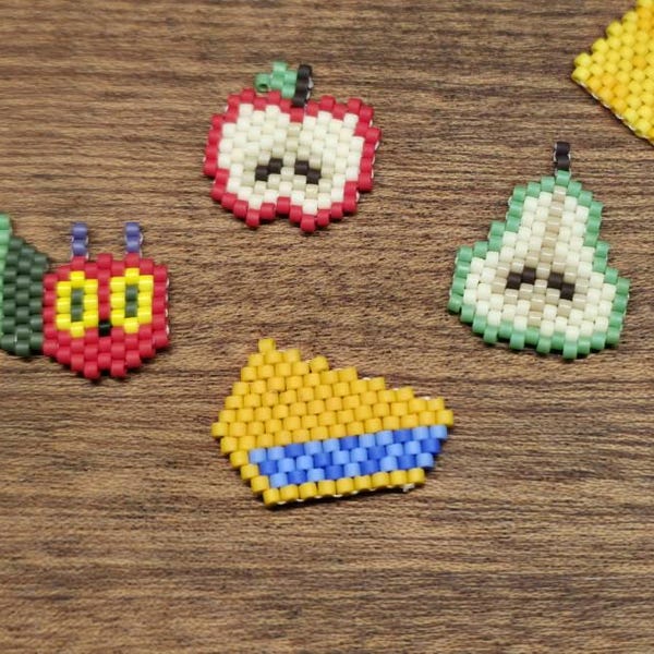 Hungry Caterpillar Bead Pattern | Bead Pattern Bundle | Food Bead ...