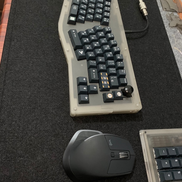 Gray Desk Pad/ Felt Mat / Laptop Mat / Desk Mat / Different Sizes Mat ...