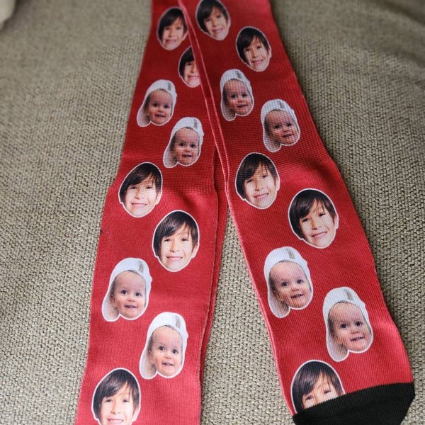Custom Face Socks, Personalized Photo Socks, Picture Socks, Face on ...