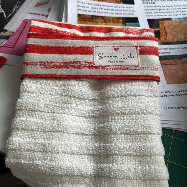 DIY Hanging Kitchen Towel Pattern PDF Download | No Snaps or Buttons ...