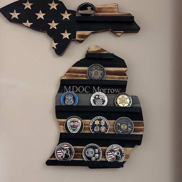 Firefighter Challenge Coin Display, Fire Hydrant, Gift for Firefighters ...