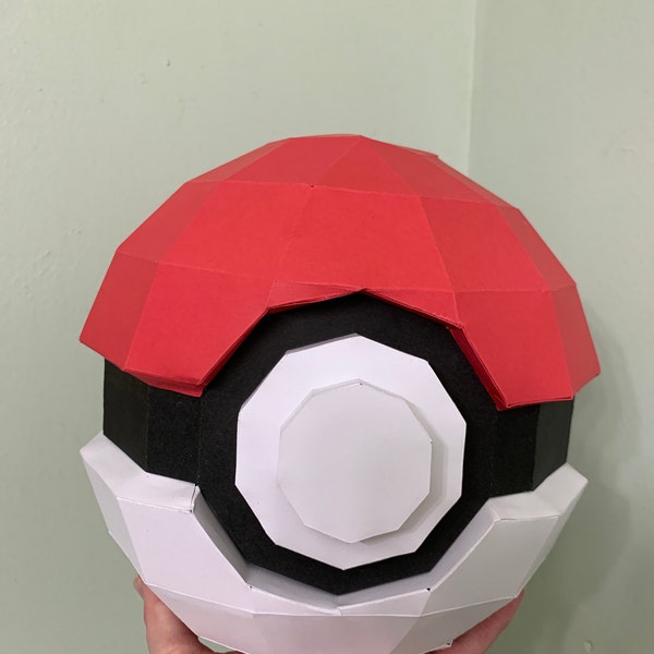 Ball Box/ Diy Craft/ Template PDF STUDIO SVG/ Low Poly/ Papercraft/ 3D ...