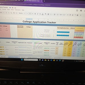 College Application Tracker College to Do List Organizer ADHD Student ...