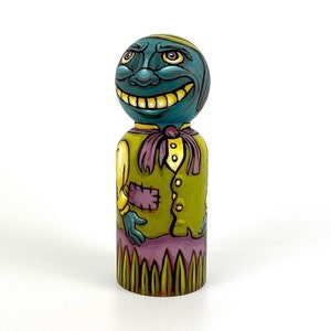 Wood Peg Jumbo Man People, Natural Peg Toy, Unfinished Peg Person ...