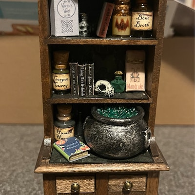 Custom Themed Miniature Cabinets - Etsy
