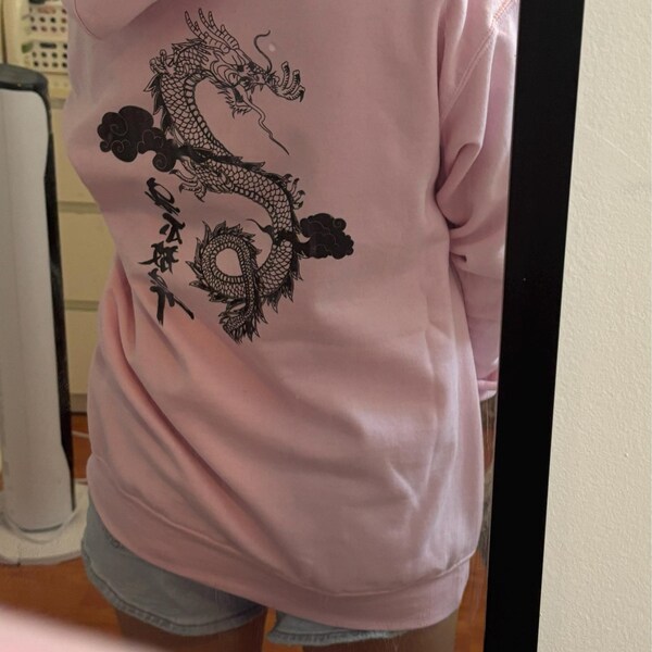 Dragon Japanese Sweatshirt - Bold Style & Comfort, Unisex Hoodie, Asian ...