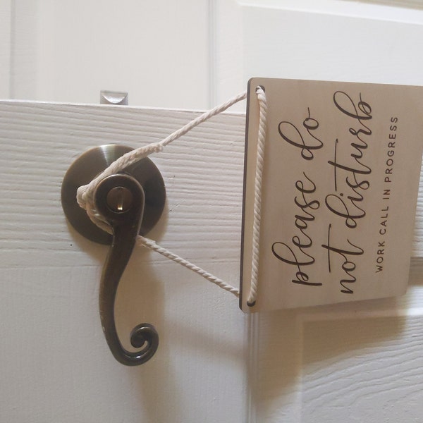 Please Do Not Disturb Door Sign, Conference Call Sign, Video Call Sign ...