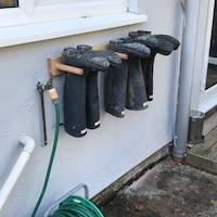 Wooden Wellington Welly Boot Rack Traditional Welly Storage - Etsy UK