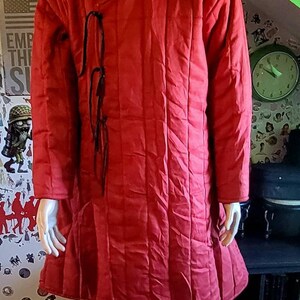 Medieval Viking White/red Color Tunic/cloak for Armor - Etsy