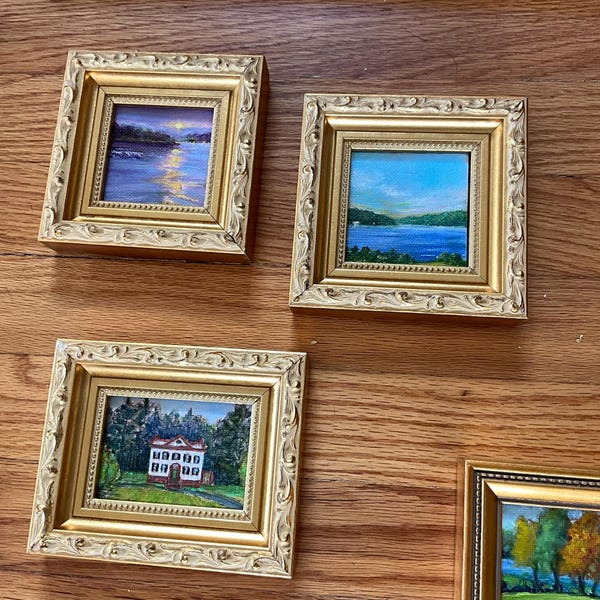 Wall Collage Grouping of 10 Gold Vintage Style Picture Frames to HANG ...