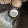 White Ceramic Inkwell With Lid Calligraphy Pen Ink Pot Inkwell Dip Pen ...