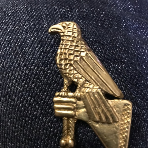 Medieval Badge Hawk on a Hawking Glove, 15th Century Replica Badge for ...