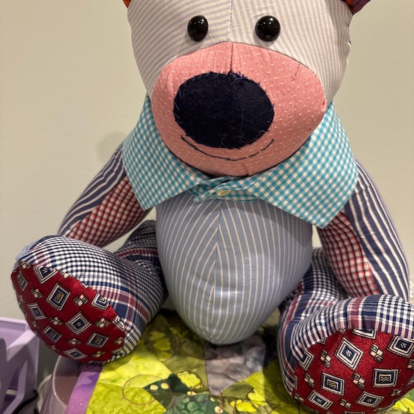 Memory Bear Pattern, Sewing Pattern With Video Tutorial, Betsy Bear ...