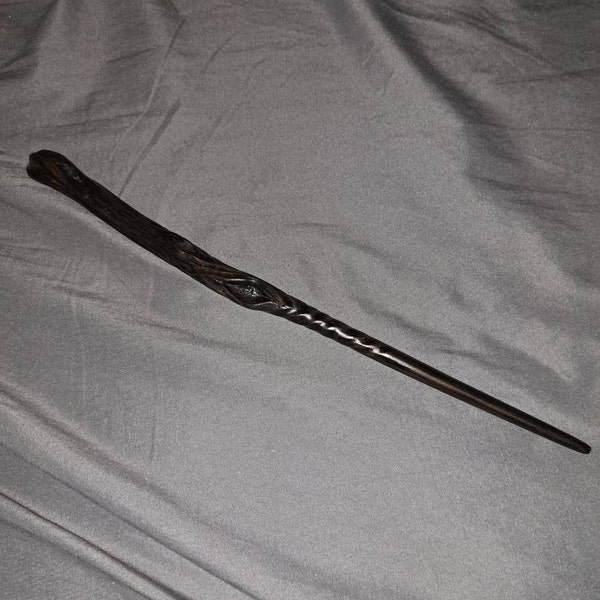 The Professor Wand - 13” | Wooden Wand | Willow Wand | Fantasy Wand ...