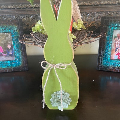 RESTOCKED One Bunny. Colorful Wood Bunnies. Wood Peeps. Easter Wood ...