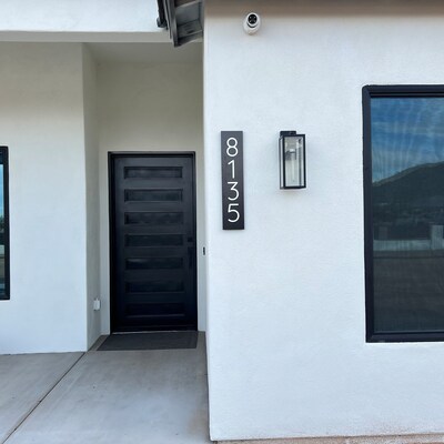 Vertical & Horizontal House Number Easy to Install House Sign House ...