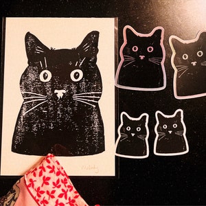 Sunning Turkey Vulture 8x10 Block Print - Etsy