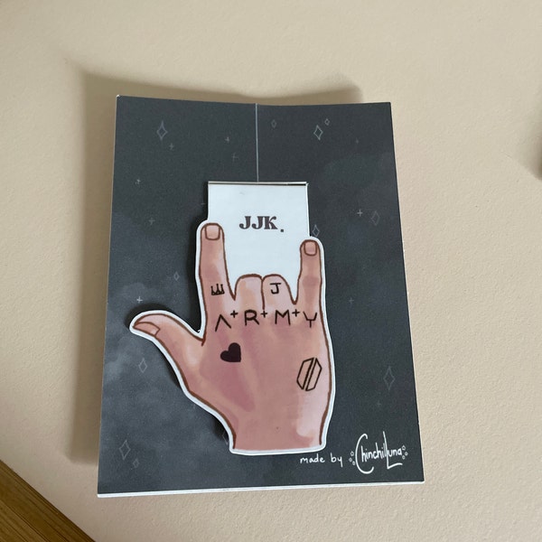 BTS V Taecore Aesthetic Winter Bear Taehyung Magnetic Bookmark - Etsy