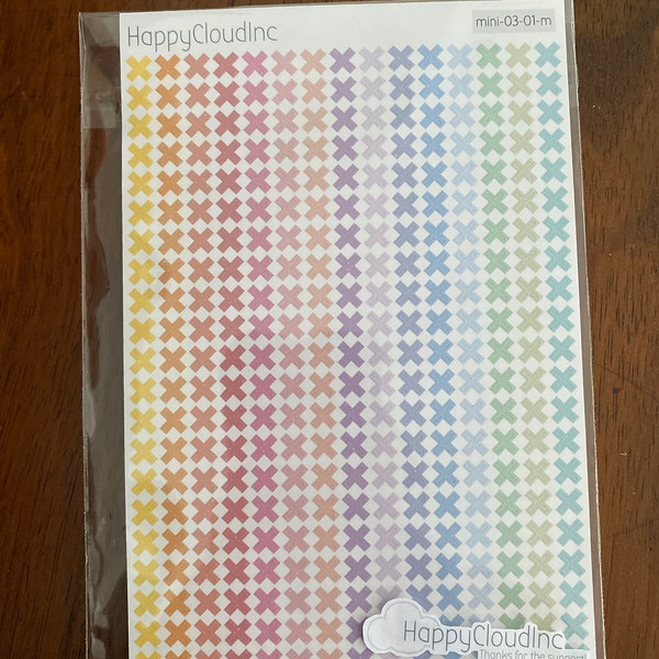 Mini Cross / Plus Stickers - Planner Stickers - Etsy