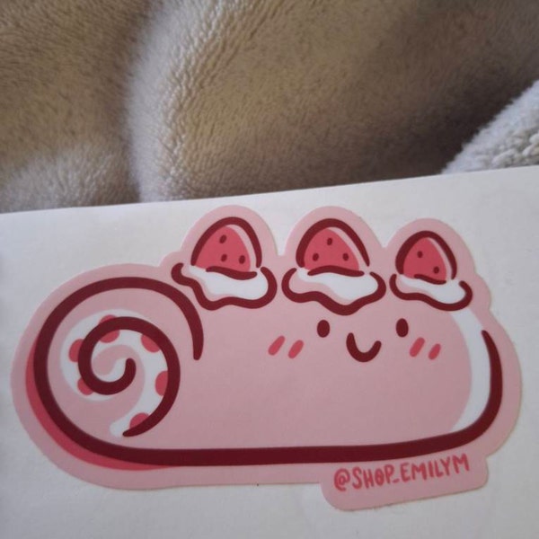Mini Cinnamon Roll Vinyl Sticker Waterproof Phone Sticker Cute Cinnamon ...