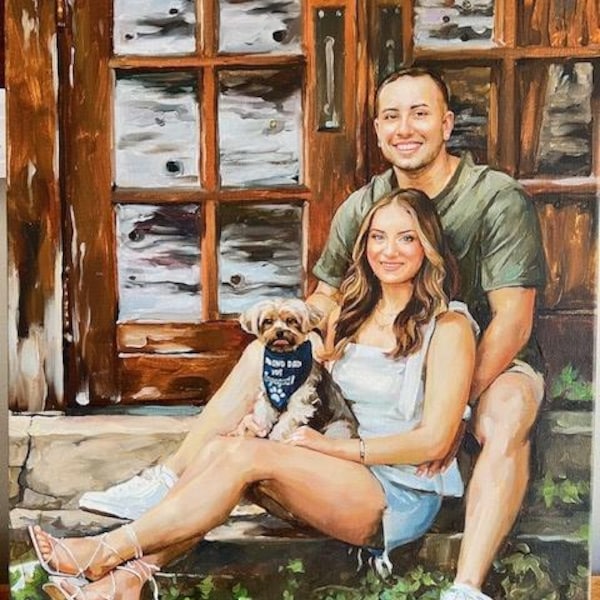 Custom Portrait, Art Commission, Oil Painting From Photo, Commission ...