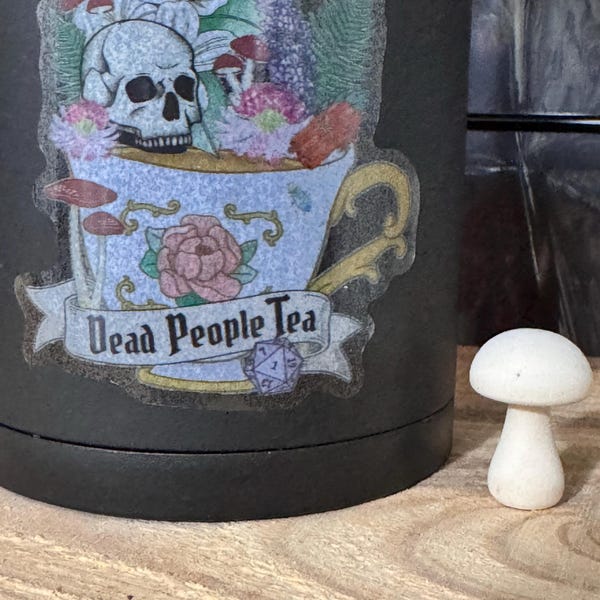 MUSHROOM DICE DND Sticker, D20 Sticker, Dnd Vinyl Sticker, Dnd ...