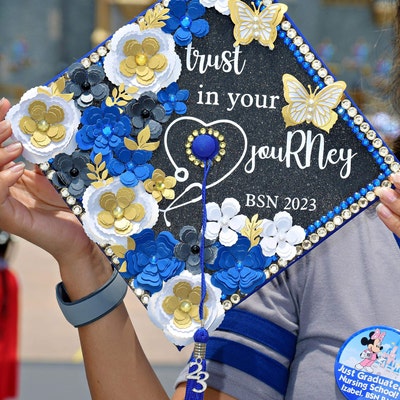 Custom Graduation Cap Topper Personalized Grad Cap Senior Class Gift ...