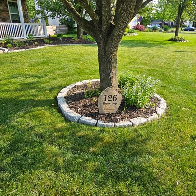 House Address Rock Standard Engraved Stone Custom Stone Personalized ...