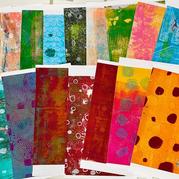 Printable Collage Paper, Printable Painted Papers, Black Painted Papers ...