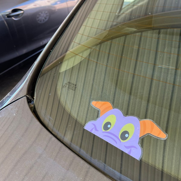 Figment Peeker Transparent Car Decal/ Peekaboo Window Bumper Vinyl ...