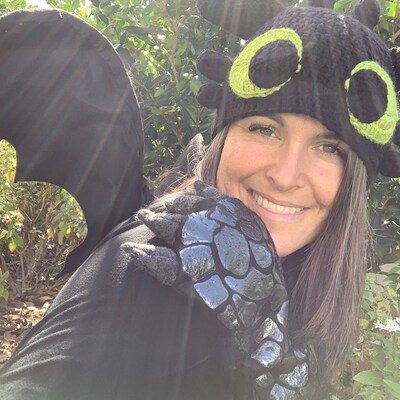 Toothless Hat Night Fury Hat How to Train Your Dragon - Etsy