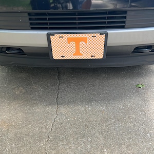 Glitter Tennessee Tri Star Printed Aluminum License Plate Custom Plate ...