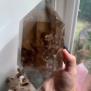 Fantasy magic obsidian Sphere Orgone/Crystal Pyramid | Etsy