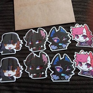 Vinyl Stickers Meowskulls, Camille, Highwire, and Kimiko 2.5/63.5mm - Etsy