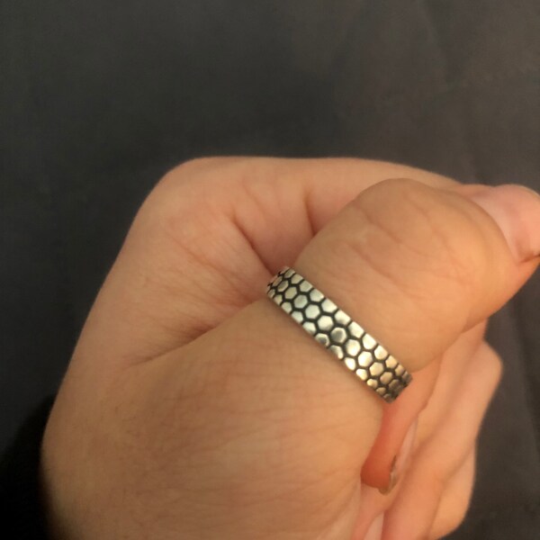 Silver Moon Phase Ring,crescent Moon Ring,moon Cycle Ring,sterling ...