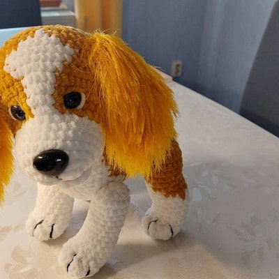 Сavalier King Charles Spaniel, Crochet Dog Pattern, Cocker Spaniel ...