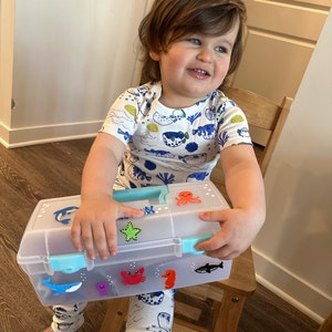 Personalized Kids Tackle Box With Fishing Gear - Etsy