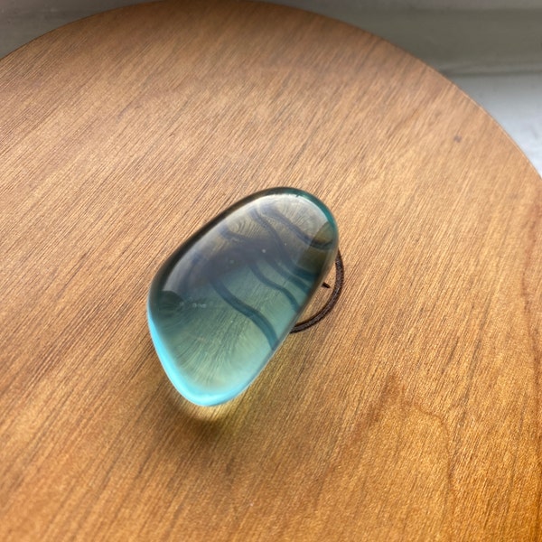Aqua Obsidian TUMBLED Man Made Glass - 5th Chakra - Throat Chakra Stone ...